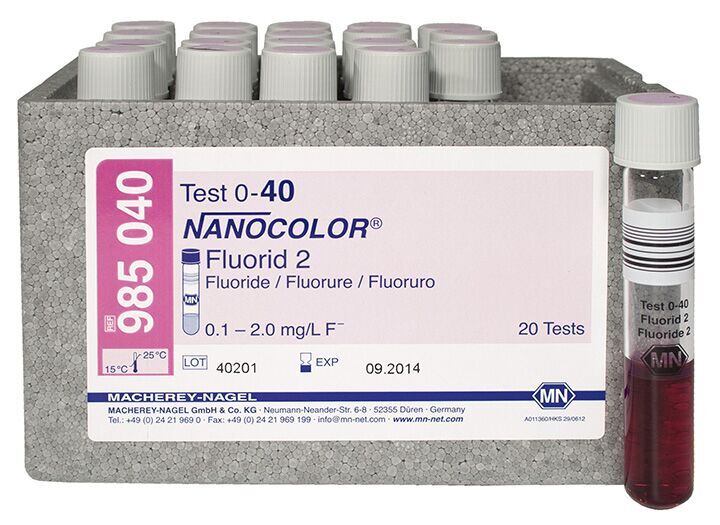 Kit para análisis de Fluoruro (F-) - GreenView Corporation